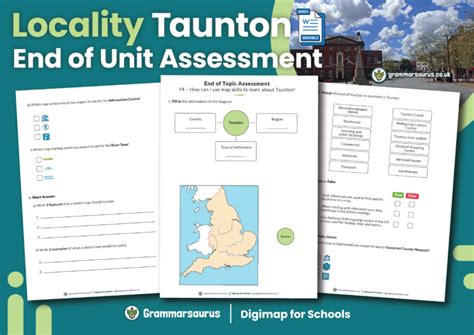 Y4 Locality Unit Taunton End Of Unit Assessment Grammarsaurus