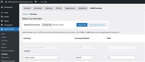 User Guide For Woocommerce Pos Multicurrency