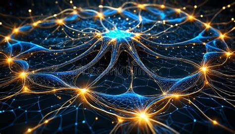 Nerve Cells Neuron Signaling Brain Function Stock Illustration Nerve Cells Neuron Signaling Brain Function Stock Illustration