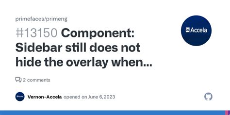 Component Sidebar Still Does Not Hide The Overlay When Dismissing