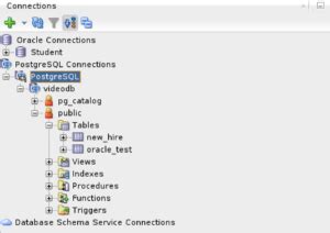 How To Use SQL Developer To Connect To PostgreSQL Database For Migration