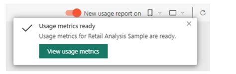 Solved Re Usage Metrics Not Refreshingunable To View