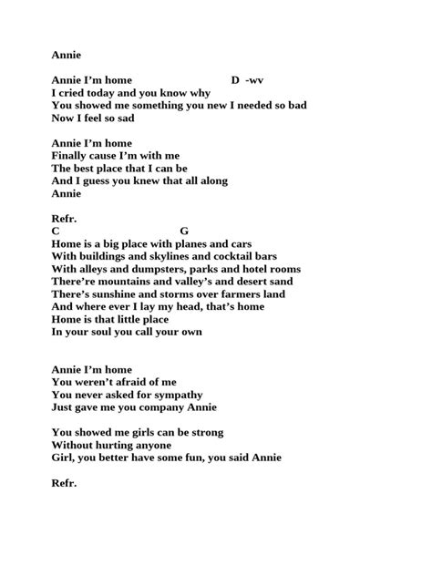Annie Pdf