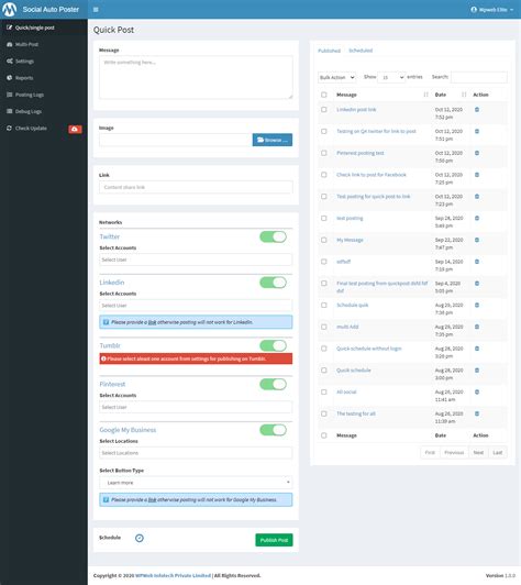 Mingle Saas Social Auto Poster And Scheduler Php Script By Wpweb