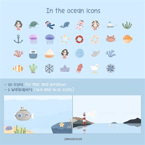 Jamooknose Desktop Icon In The Ocean Littlefriendworld