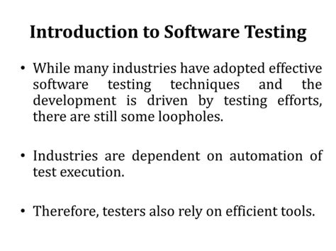 1introduction To Software Testing Part 1pptx