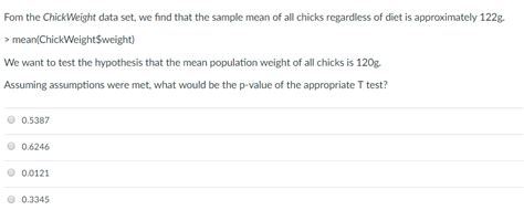 Solved Use R Code To Solve The Question The Data Set Is In