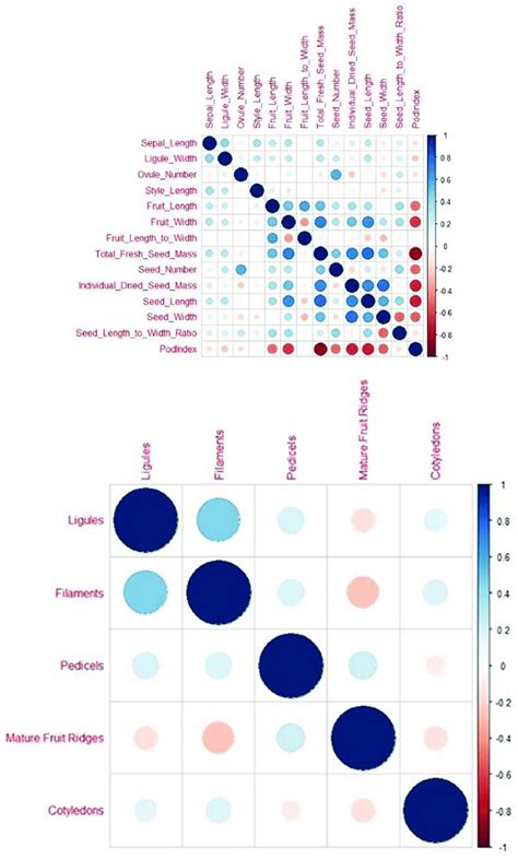Correlograms Showing Pearson Correlations For Quantitative Traits And Download Scientific