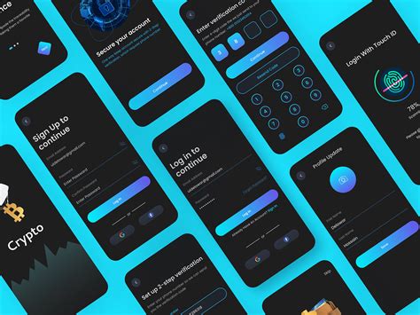 Cryptocurrency Mobile App Behance