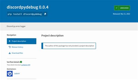 Malicious Pypi Package Targets Discord Developers With Remote Access Trojan