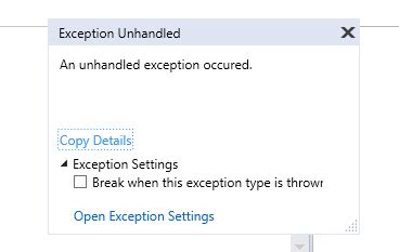 C Unhandled Exception Occurred While Trying To Display Xamarin