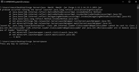 Forge Server Issues 1122 Server Support And Administration Support Minecraft Forum