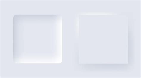 Premium Vector Neumorphic Ui Design Element Set Vector Simple Trendy