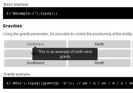 Lightweight And Skinnable JQuery Tooltip Plugin Tips Free JQuery Plugins