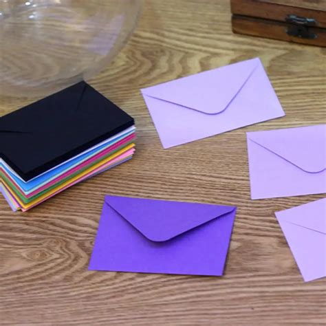 Enveloppewhite Enveloppes En Papier Kraft De Couleur Pure 115x82mm