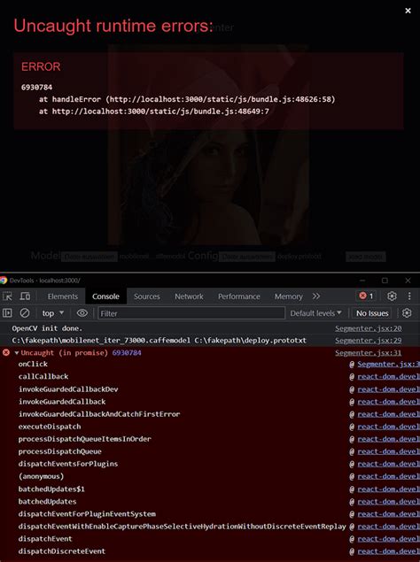 Using Dnn Model In React App Using Opencvjs Dnn Opencv