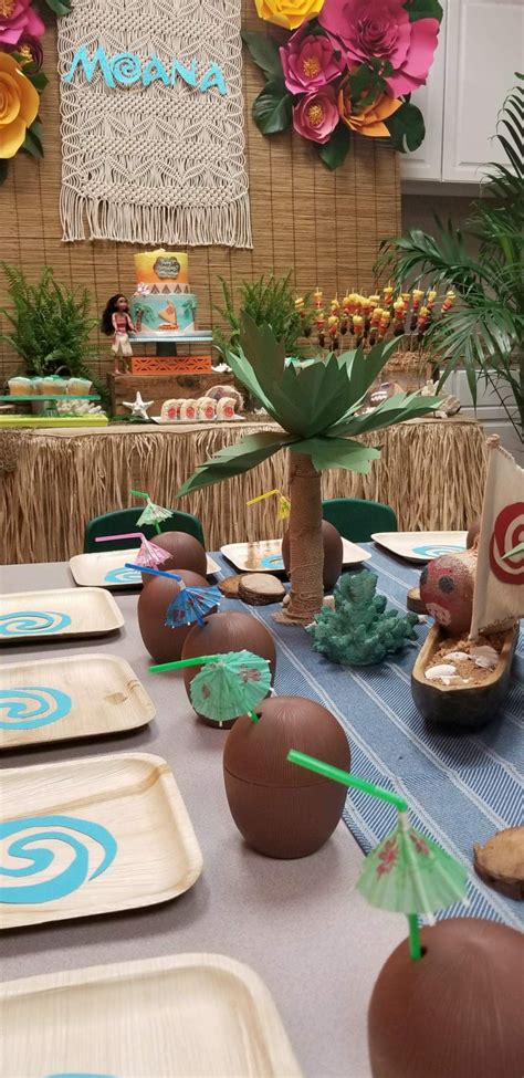 Moana Birthday Party Ideas Photo 11 Of 24 Moana Birthday Party