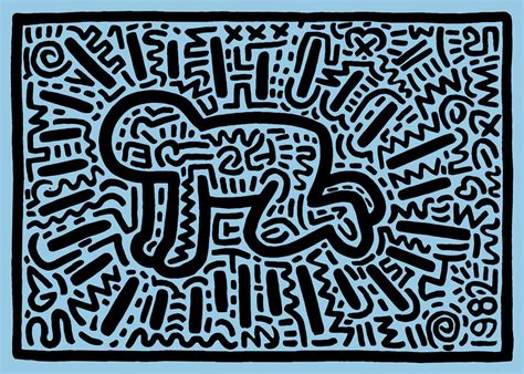 Untitled Baby Art Print By Keith Haring King Mcgaw