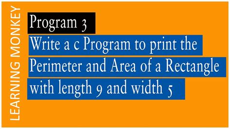Print The Perimeter And Area Of A Rectangle Program 3 Logic