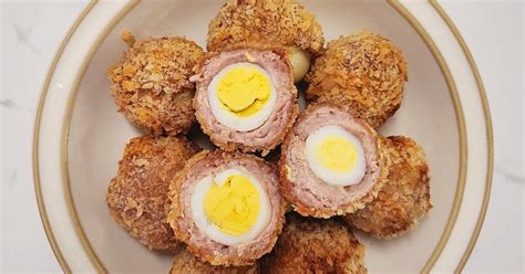 스카치에그 메추리알을 품은 돈까스 메추리알 돈까스 만드는법
