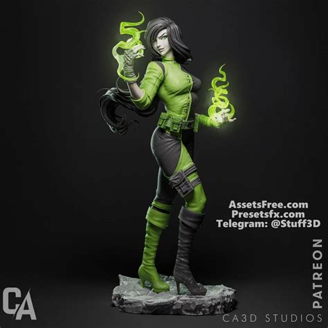 Shego Kim Possible 3d Print Model Download Free