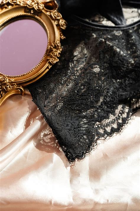 Eyelash Lace Bow High Waist Panty Black Mentionables