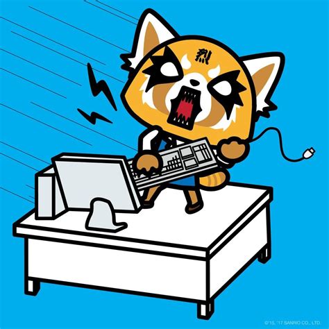 Aggretsuko Chat Hello Kitty Anime Manga