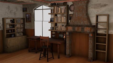 Artstation A Small Corner Of The Library