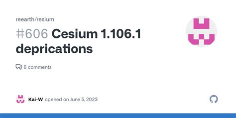 cesium 1 106 1 deprications · issue 606 · reearth resium · github
