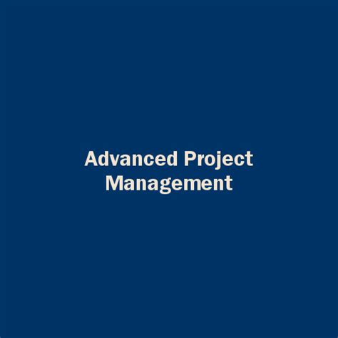 Advanced Project Management Partner And More Consultancy Agency