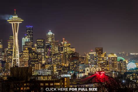 Seattle At Night Wallpapers Top Free Seattle At Night Backgrounds