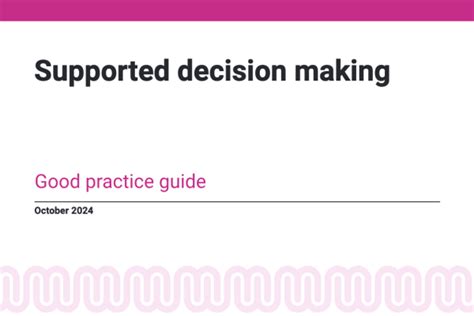Supported Decision Making Good Practice Guide Iriss