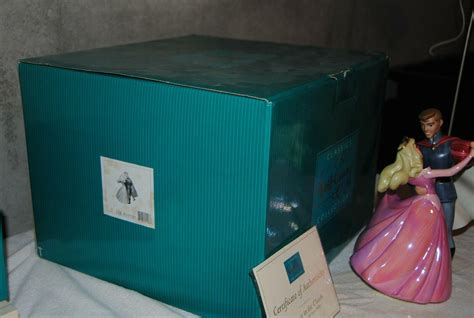 Rare Walt Disney Sleeping Beauty Pink Dress Princess Aurora And Prince