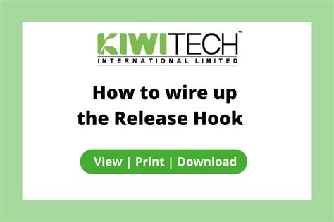 How To Guide Kiwitech Release Hooks Progressive Farming Company