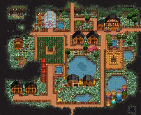 Stardew Valley Forest Farm Layout