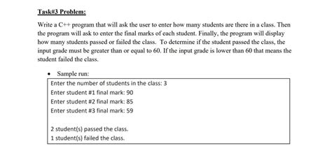 solved task 3 problem write a c program that will ask the