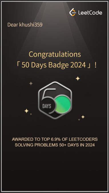 Khushleen Jaggi On Linkedin 50daysofcoding Leetcode Problemsolving