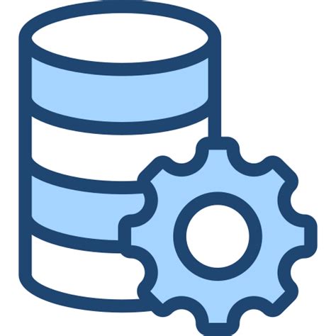 Database Management Generic Blue Icon Database Management Generic Blue Icon