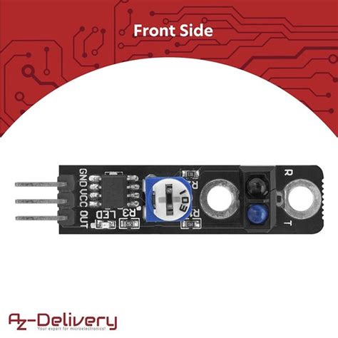 Azdelivery 5 X Ky 033 Lijnen Folger Line Tracking Sensor Module Tcrt5000 Compatibel Bol