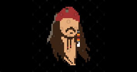 Jack Sparrow Pirates Of The Caribbean Pixel Art Pirates Of The