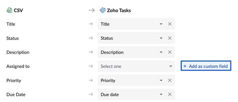 Import Tasks Zoho Todo