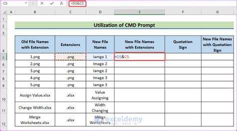How To Rename Files In A Folder In Excel 2 Easy Ways
