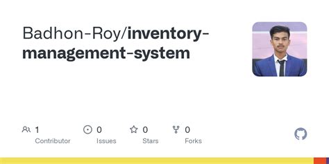 Github Badhon Roy Inventory Management System