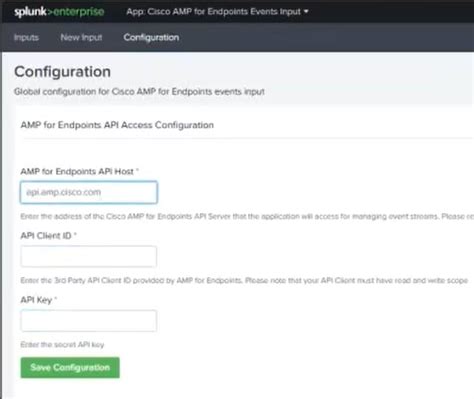 Amp For Endpoints Integration With Splunk Cisco