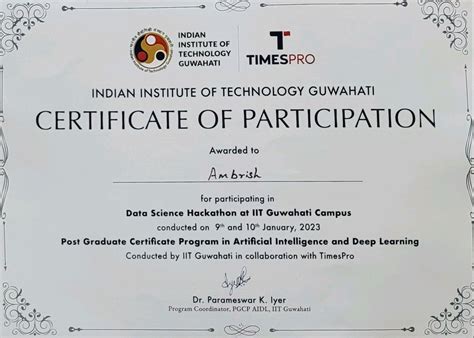 Datascience Iitguwahati Timespro Hackathon Artificialintelligence… Ambrish