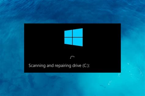 Fix Scanning And Repairing Drive C Stuck At 100