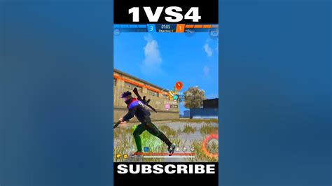 1VS4 Grandmaster player's🤯Cs Ranked Free Fire on Clutch Again🥵#shorts# ...