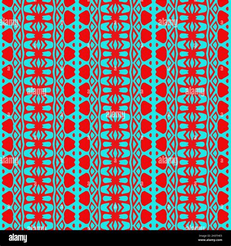 Vector Pattern With Symmetrical Elements Colorful Pattern For Wallpapers And Backgrounds Stock