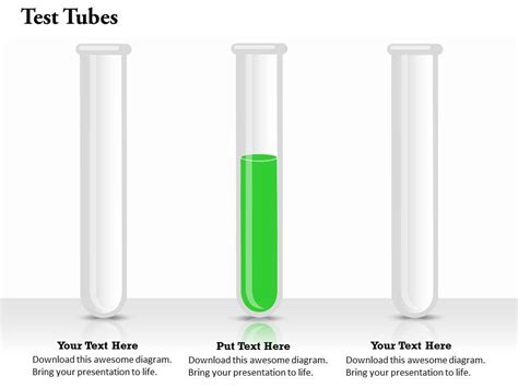 Test Tubes Powerpoint Template Slide Powerpoint Templates Backgrounds