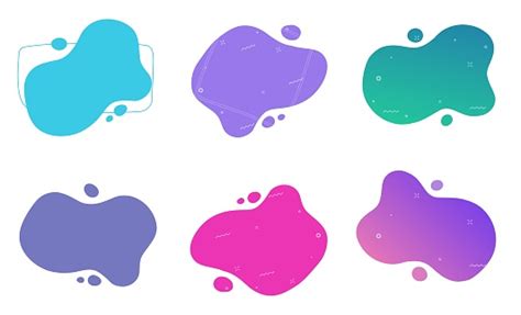 추상 모양 요소 디자인 유체 배경 벡터 또는 창조적 인 액체 그라데이션 기하학적 기하학적 현대 스플래시 하프 톤 그림 텍스트 복사 공간 전단지 또는 브로셔 다채로운 매력적인